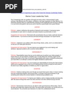 USMC Leadership Traits and Principles | PDF | Leadership | United ...