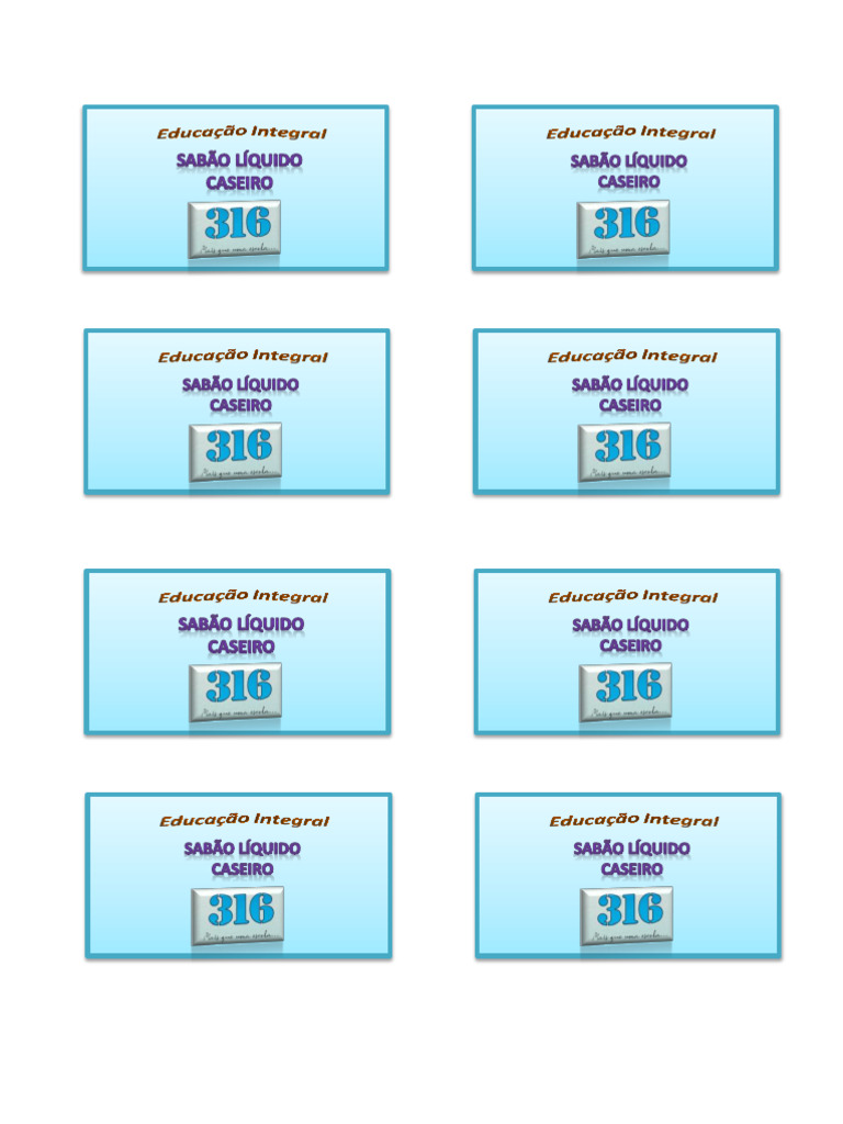 rotulo sabão caseiro | PDF