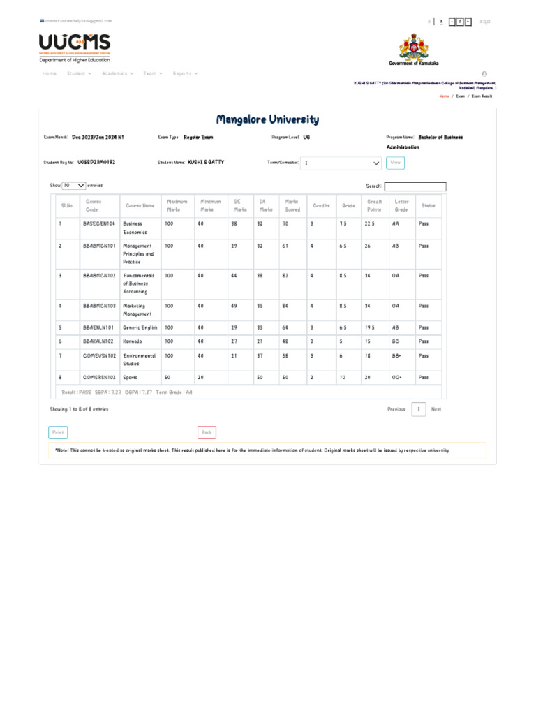 UUCMS - Unified University College Management System | PDF | Business
