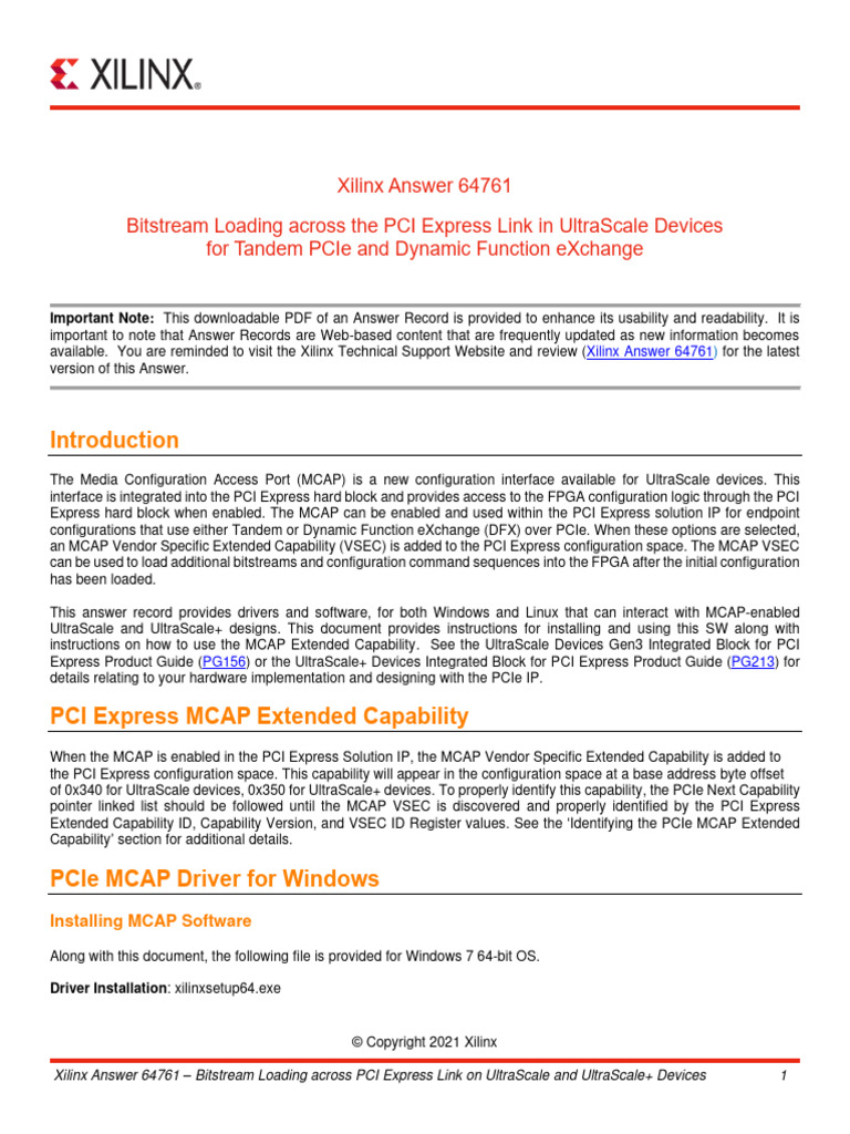 Xilinx Answer 64761 Ultrascale Devices | Download Free PDF | Field Programmable Gate Array ...