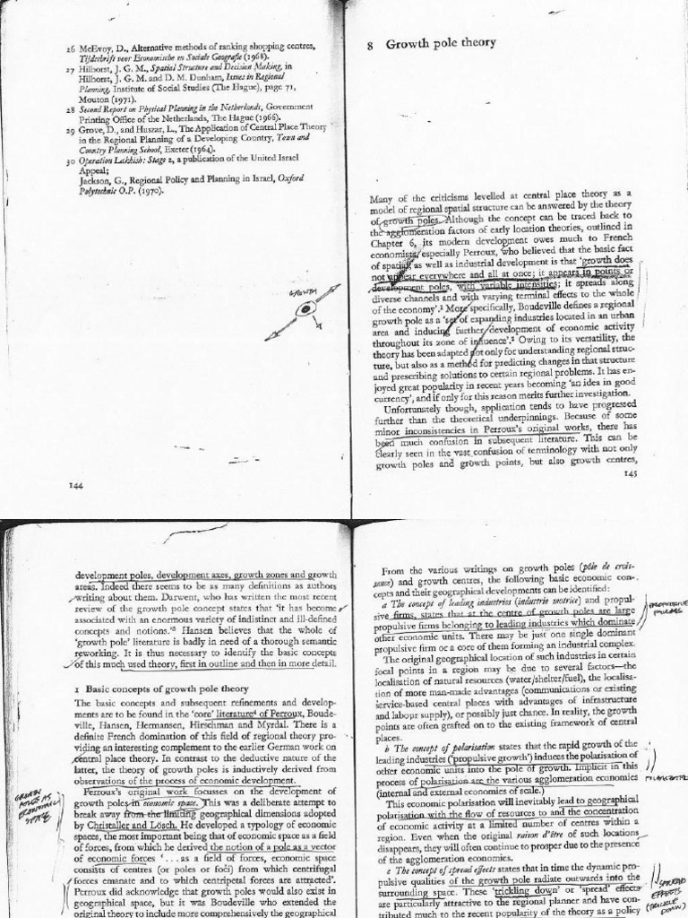 John Glasson Growth Pole - 1975 | PDF