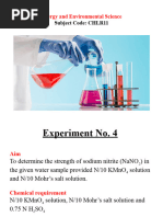 SOP-41 - Procedure For Determination of Ammonia | PDF