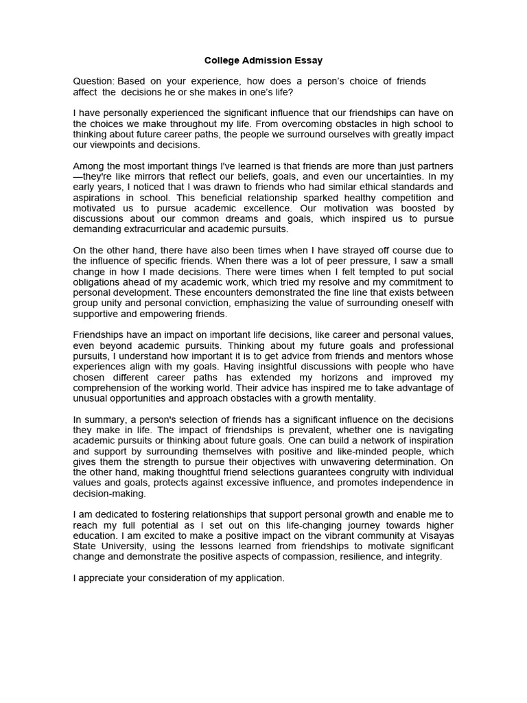 Essay | PDF | Motivation | Motivational