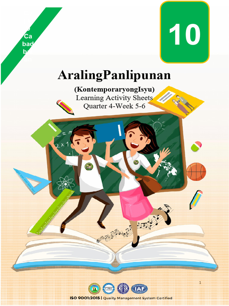 Ap 10 Q4 Week 5 6 Dacs | PDF