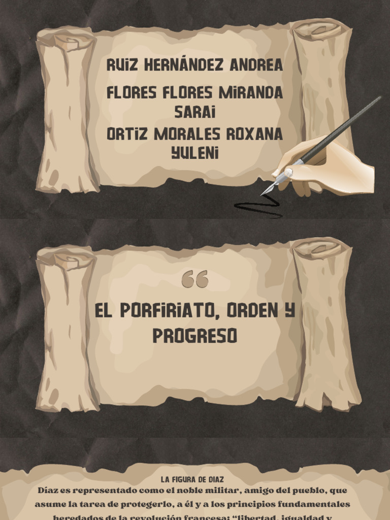 El Porfiriato: Orden y Progreso en México | PDF | Gobierno