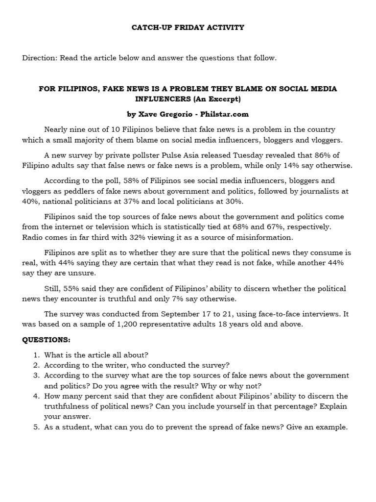 CATCH-UP FRIDAY GRADE 9 | PDF