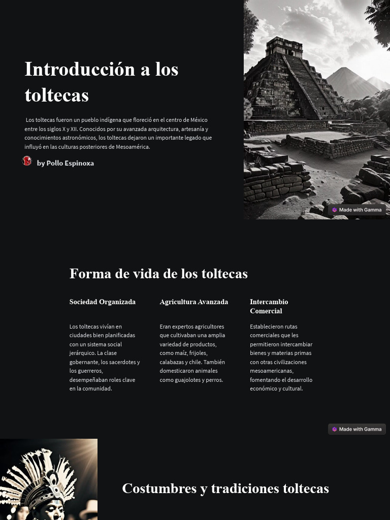 Introduccion A Los Toltecas | PDF | Mesoamérica