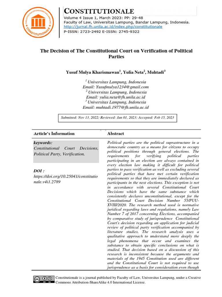 2789-Article Text-11728-3-10-20230309 | PDF | Government | Justice