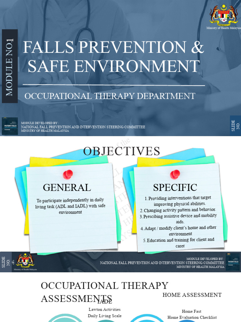 New Falls Prevention & Safety Environment | PDF | Physical Therapy ...