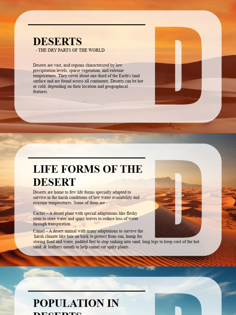 Arush Bansal Finding Out UOI - 6 DESERTS | PDF