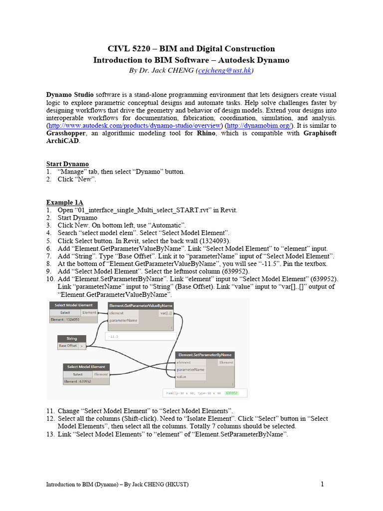 ch2 Dynamo | Download Free PDF | Autodesk Revit | Computing