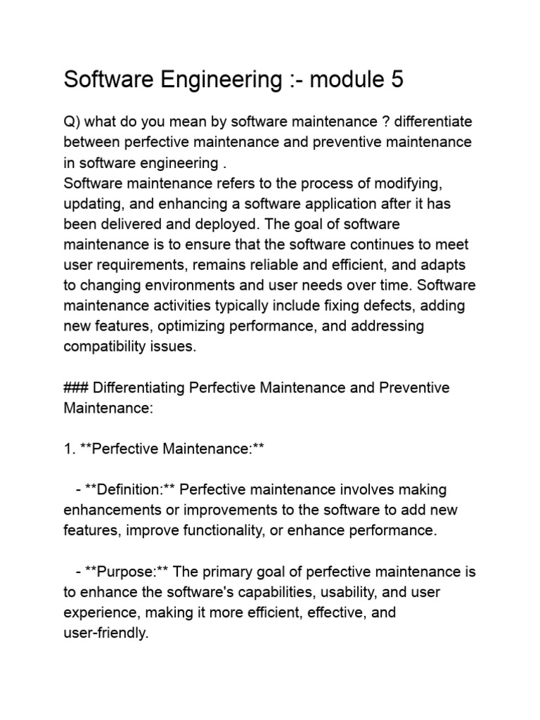 Software Engineering - Module 5 | PDF | Feasibility Study | Risk Management