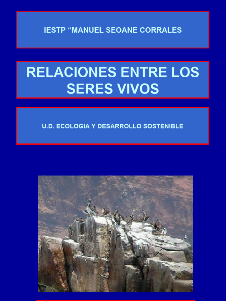 Relaciones Entre Los Seres Vivos Ultimo | PDF | Depredación | Ecología