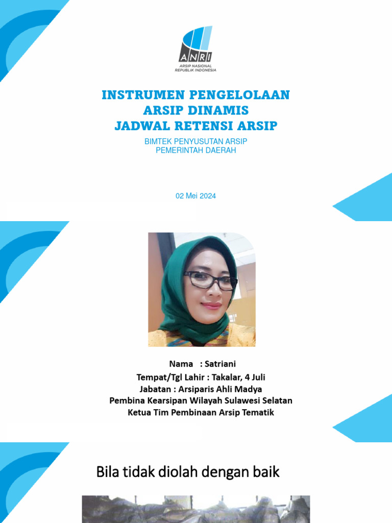 Instrumen Penyusutan Arsip - JRA | PDF | Komputer