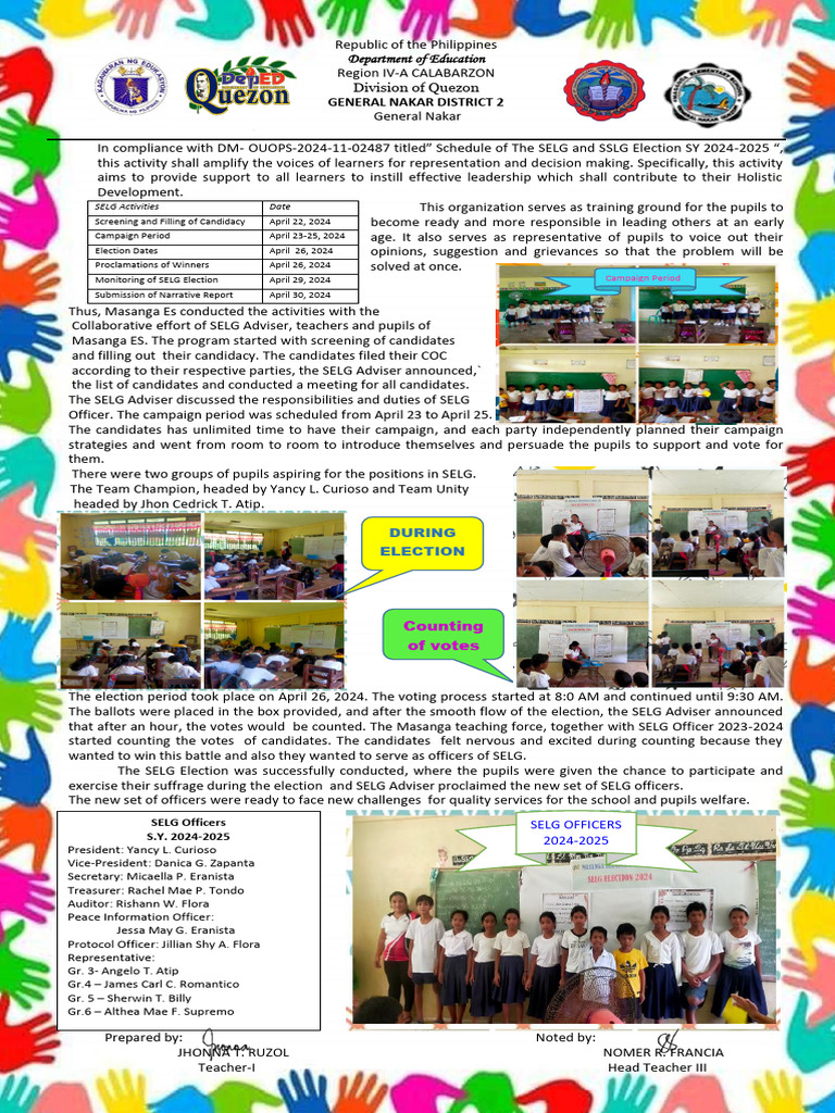 SELG Election Narrative Report 2024 | PDF | Accountability | Democracy