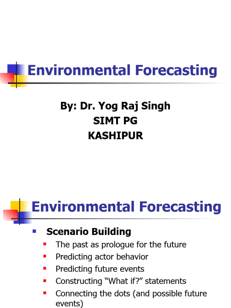 Environmental Forecasting | PDF | Forecasting | Scenario Planning