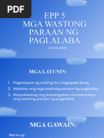 Power Point Paglalaba | PDF