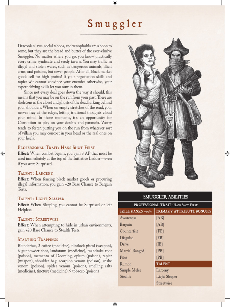 Smuggler Folio (v1.0) | PDF