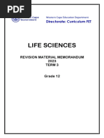 Grade 12 Life Sciences Paper 2 Terminologies-1 | PDF | Genetics | Gene