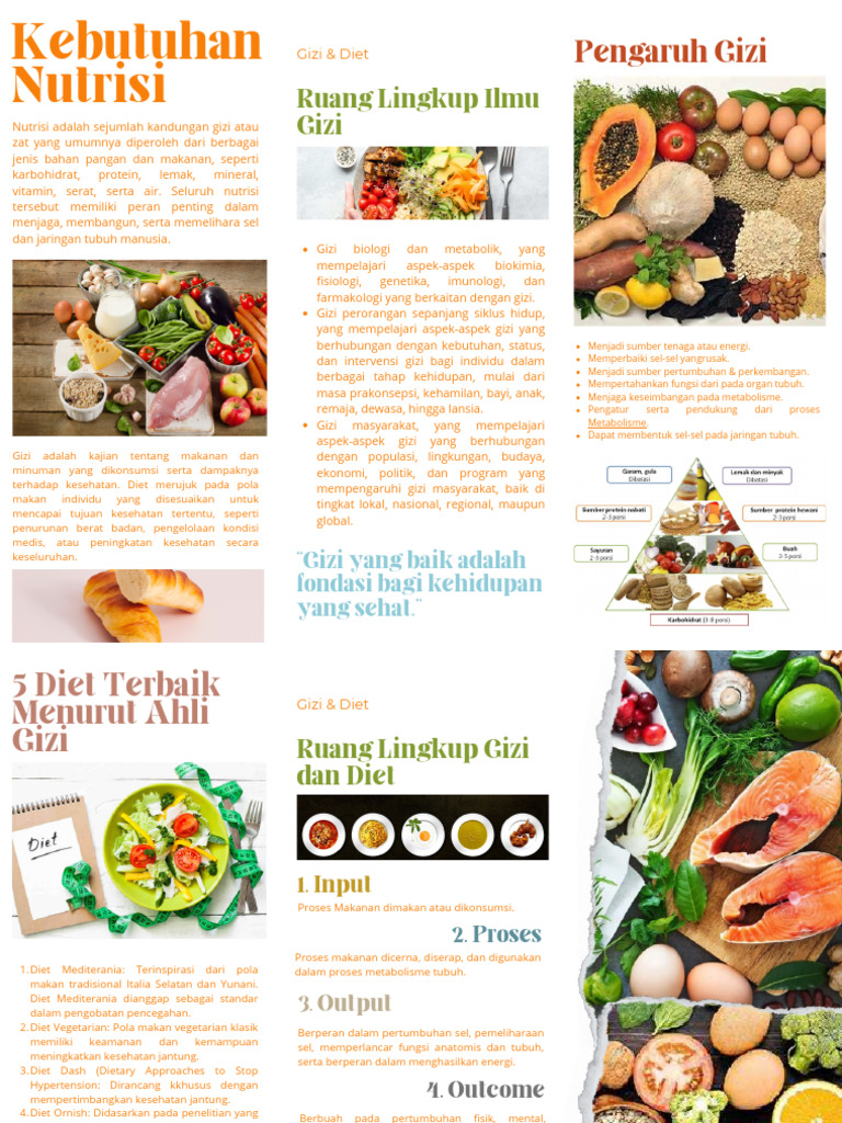 Nutrisi Gizi Dan Diet Materi 1 Pdf