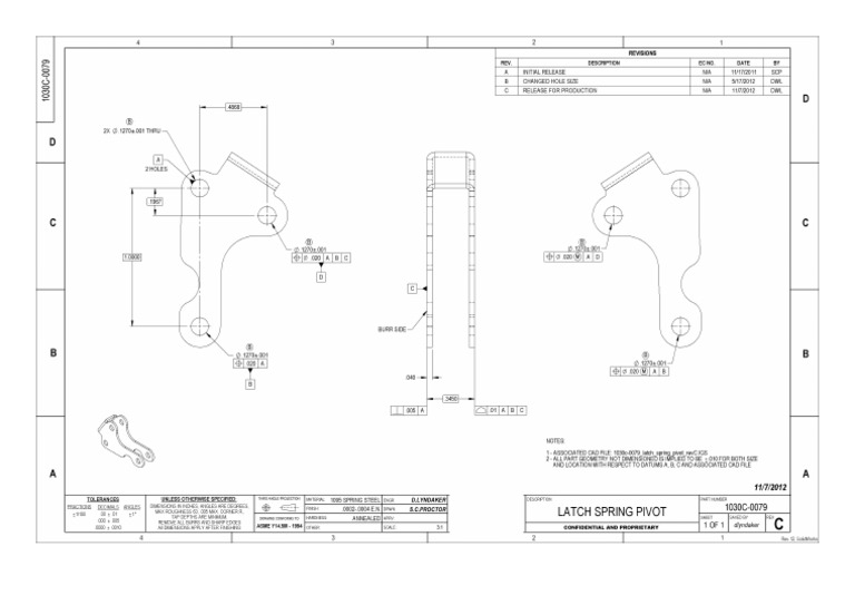 1030c-0079 Latch Spring Pivot R | PDF
