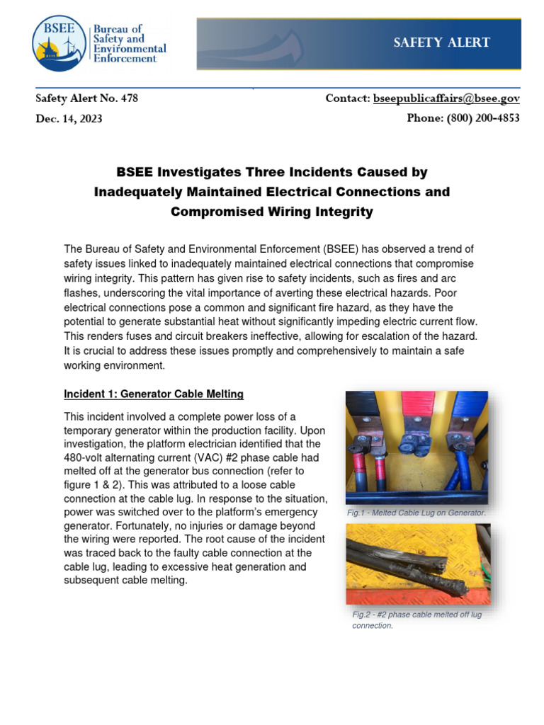 Electrical Safety Alert: Wiring Hazards | PDF | Electrical Connector ...