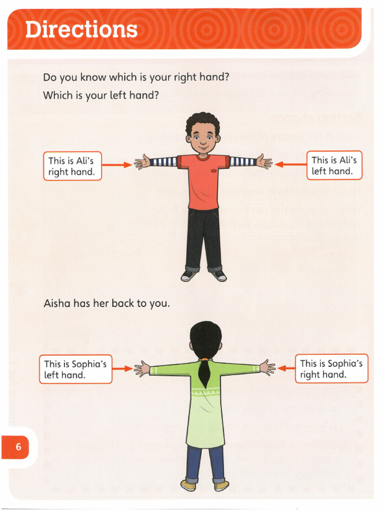 KG Geography Unit(1)(Directions) | PDF