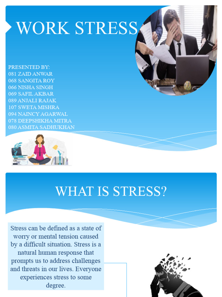 OB Presentation | Download Free PDF | Stress (Biology) | Occupational ...