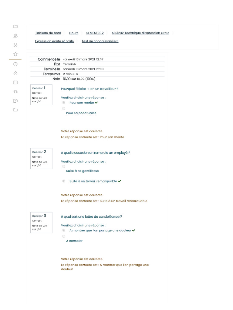 Expression Orale 3 | PDF
