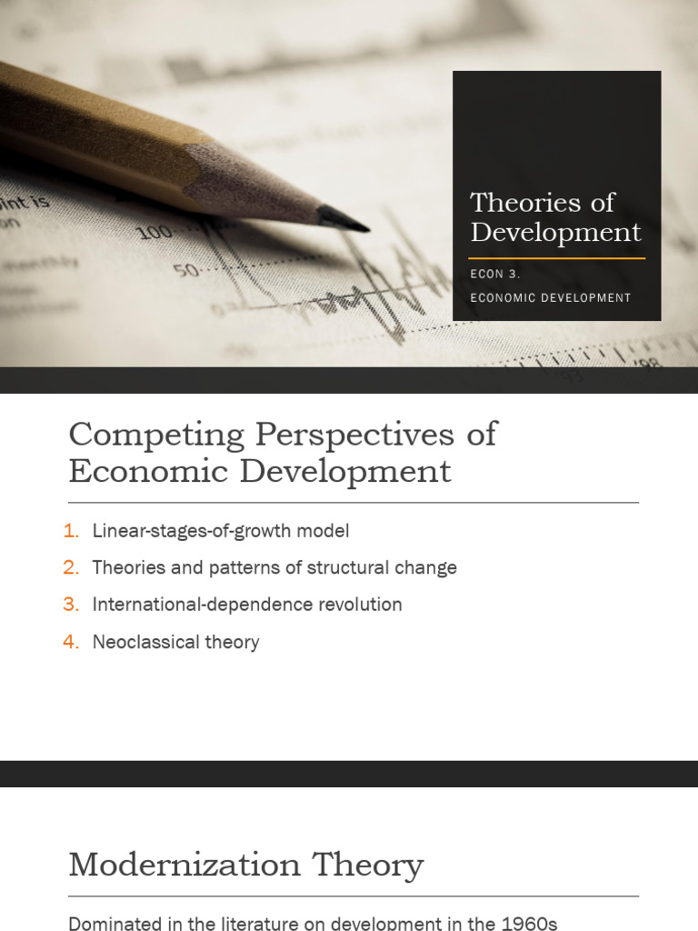 Lesson 3 - Theories of Development | Download Free PDF | World Systems Theory | Economic Growth