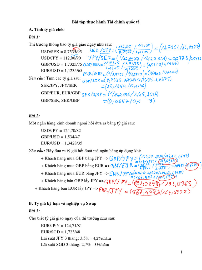 Bài T - P TH - C Hành Môn Tài Chính Qu - C T - 2024 - 095844 | PDF