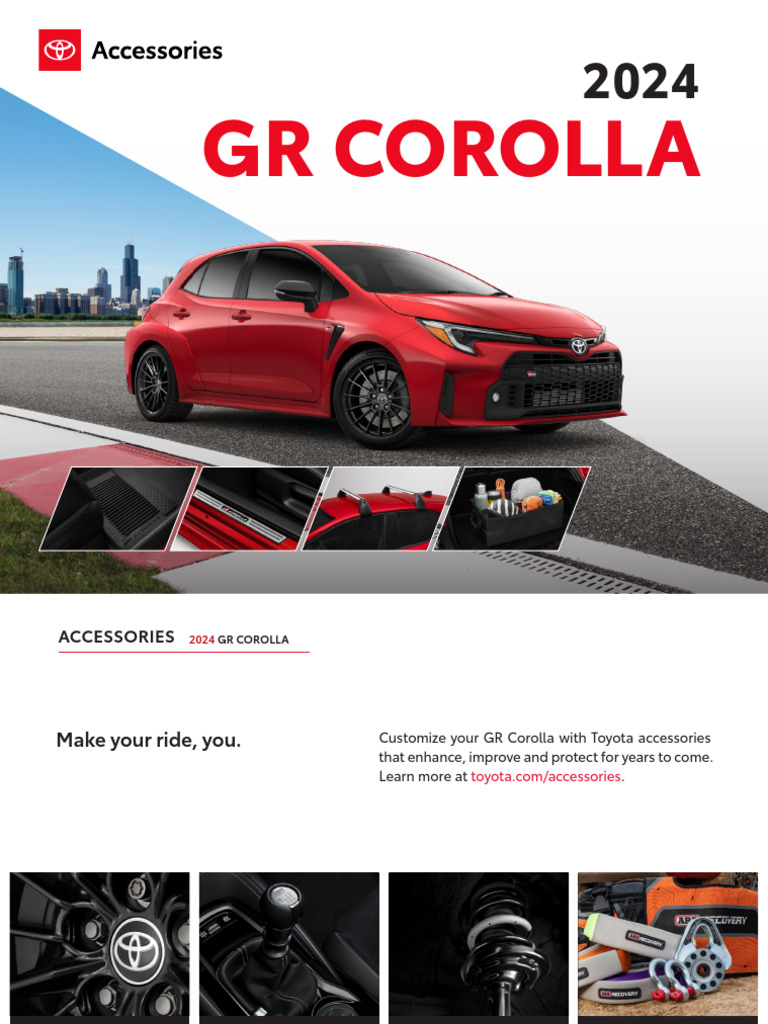 My24 Gr Corolla Accessory Ebrochure Pdf Trunk Car Toyota