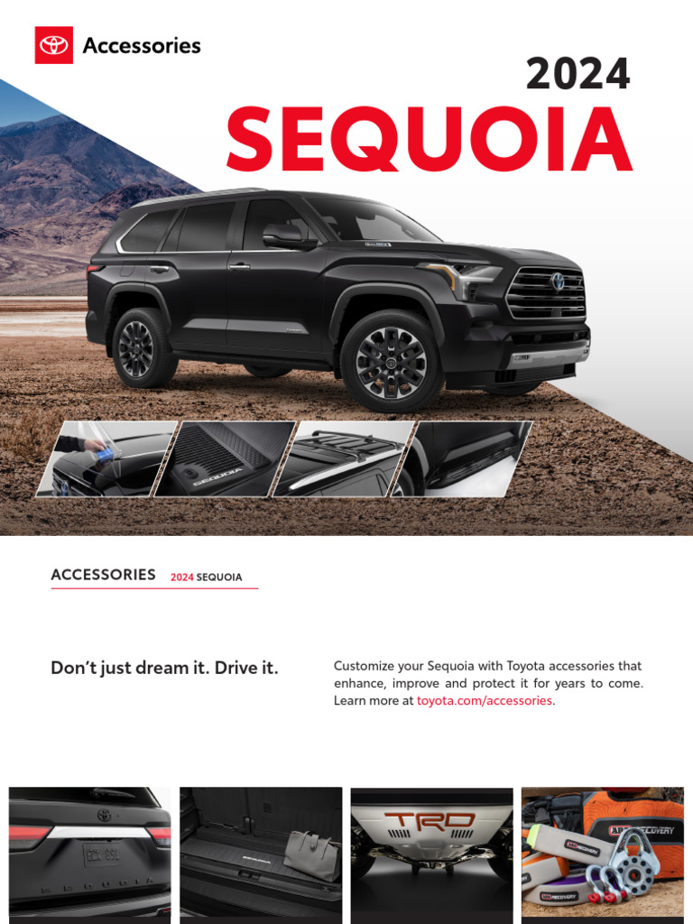 MY24 Sequoia Accessory Ebrochure | PDF | Toyota | Cargo