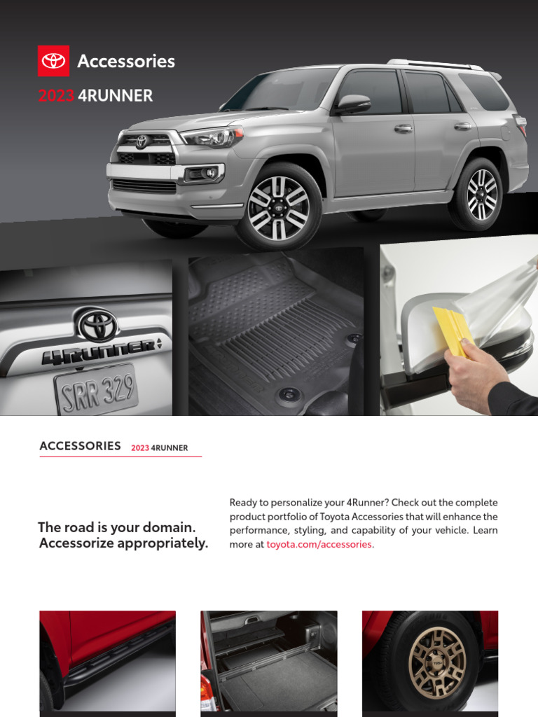 MY23 4runner Accessory Ebrochure | PDF | Usb | Trunk (Car)