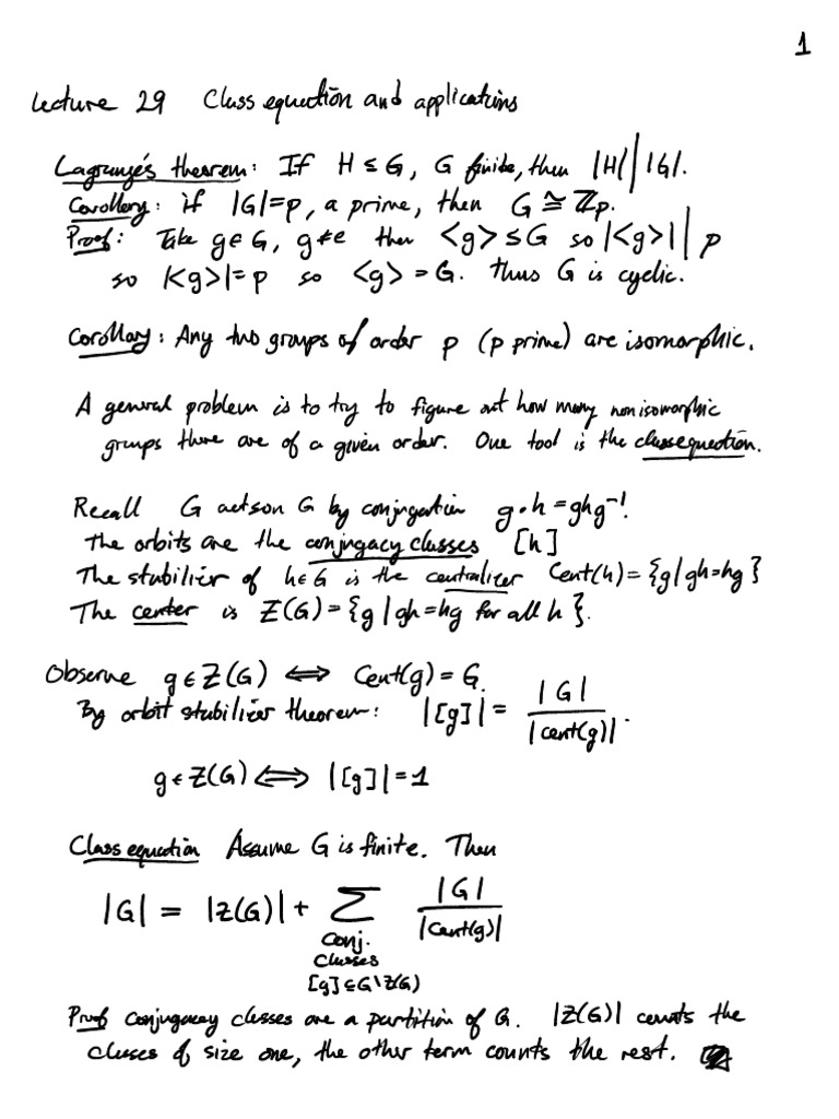 417 Lecture 29 | PDF