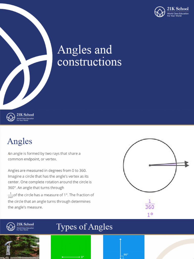 Angles and Constructions | PDF | Triangle | Angle