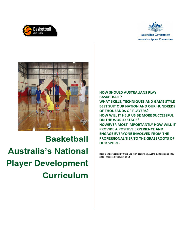 Basketball Australia's National Player Development Curriculum | PDF