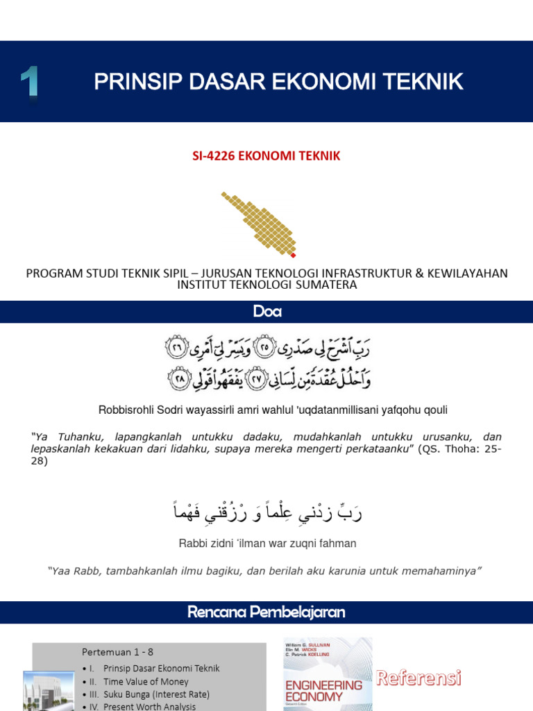 Prinsip Dasar Ekonomi Teknik | PDF
