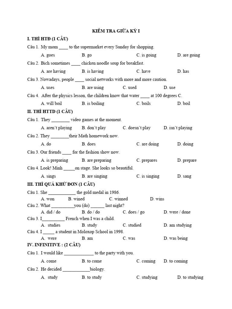 KIỂM TRA GIỮA KỲ I - K Đáp Án | PDF | Respiratory System