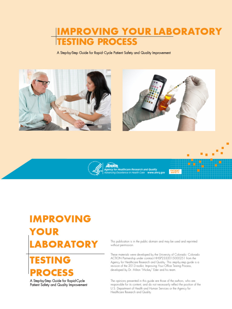 Lab Testing Toolkit | PDF | Patient Safety | Laboratories