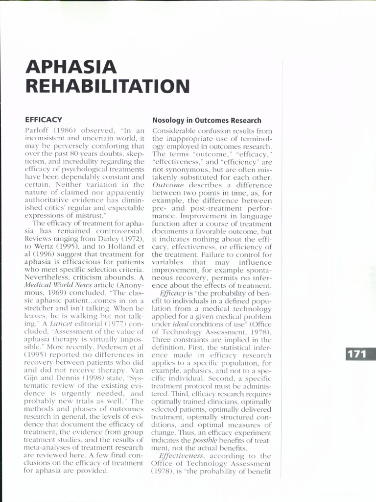 Aphasia | PDF