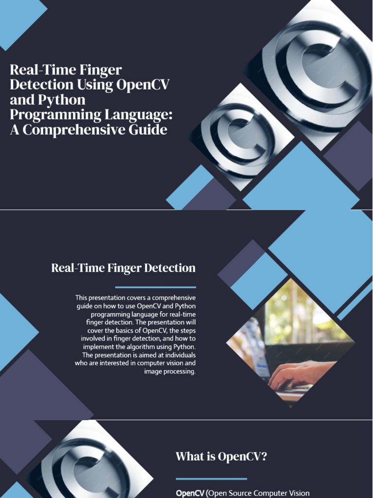 Finger Detection PPT Uk | Download Free PDF | Computer Vision | Python (Programming Language)
