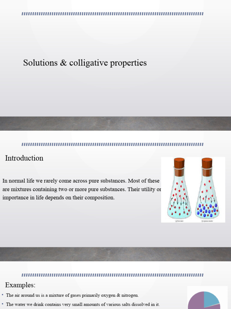 Solutions & Colligative Properties2 | PDF | Osmosis | Mixture