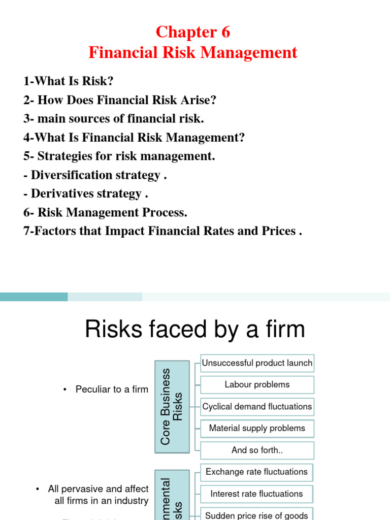 Financial Risk Management Strategies | PDF | Financial Risk | Risk
