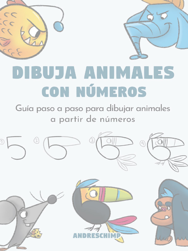 Dibuja Animales Con Números 2023 | PDF