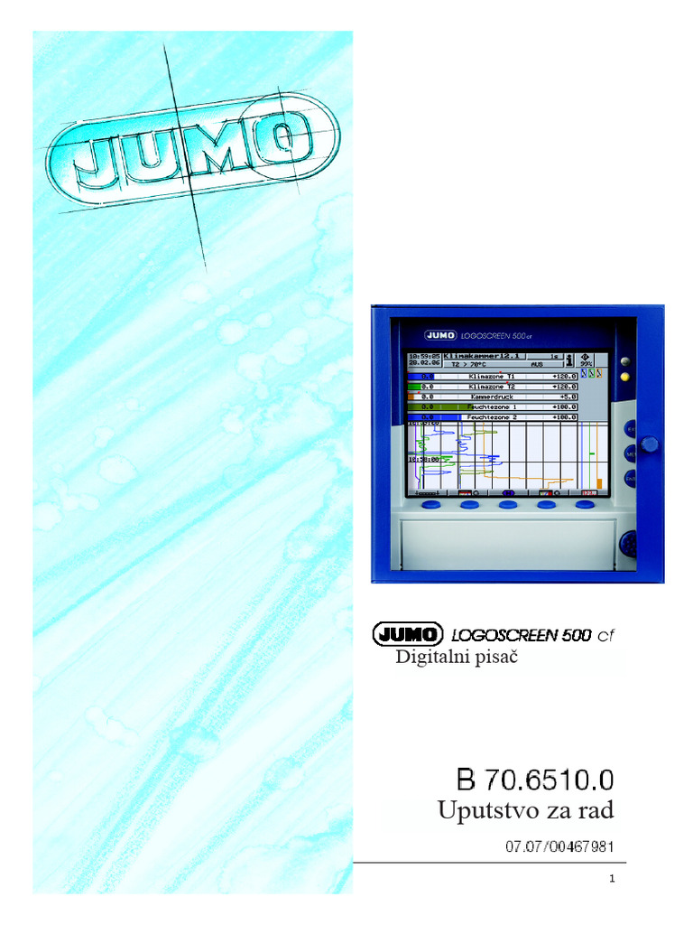 Uputstvo Jumo Logoscreen Kompletno | PDF