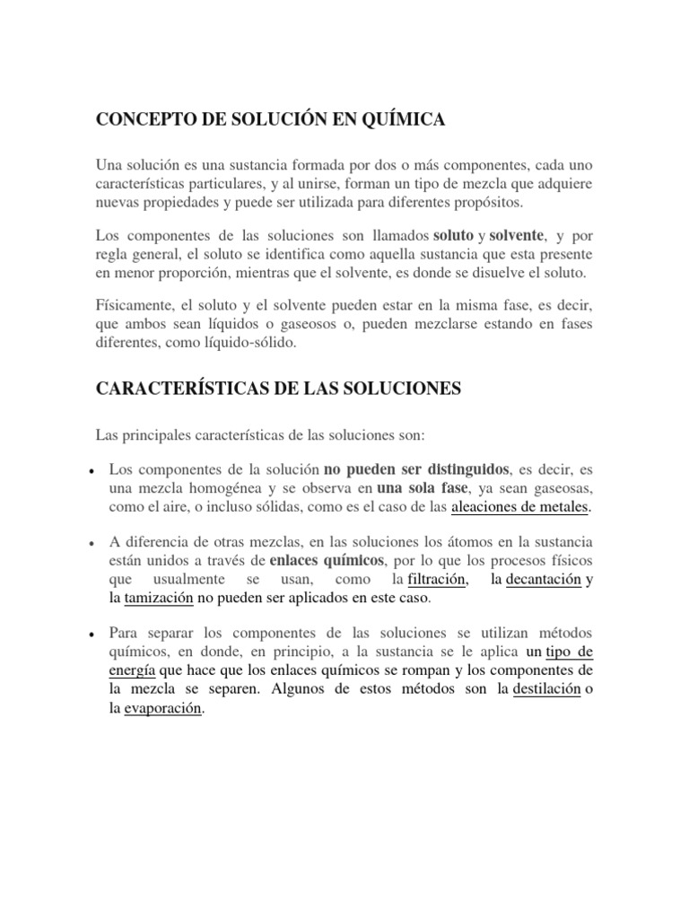 Guia de Estudio DISOLUCIONES | PDF | Solubilidad | Mezcla