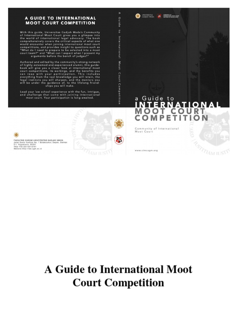 Moot Court Guidebook | PDF | Career & Growth