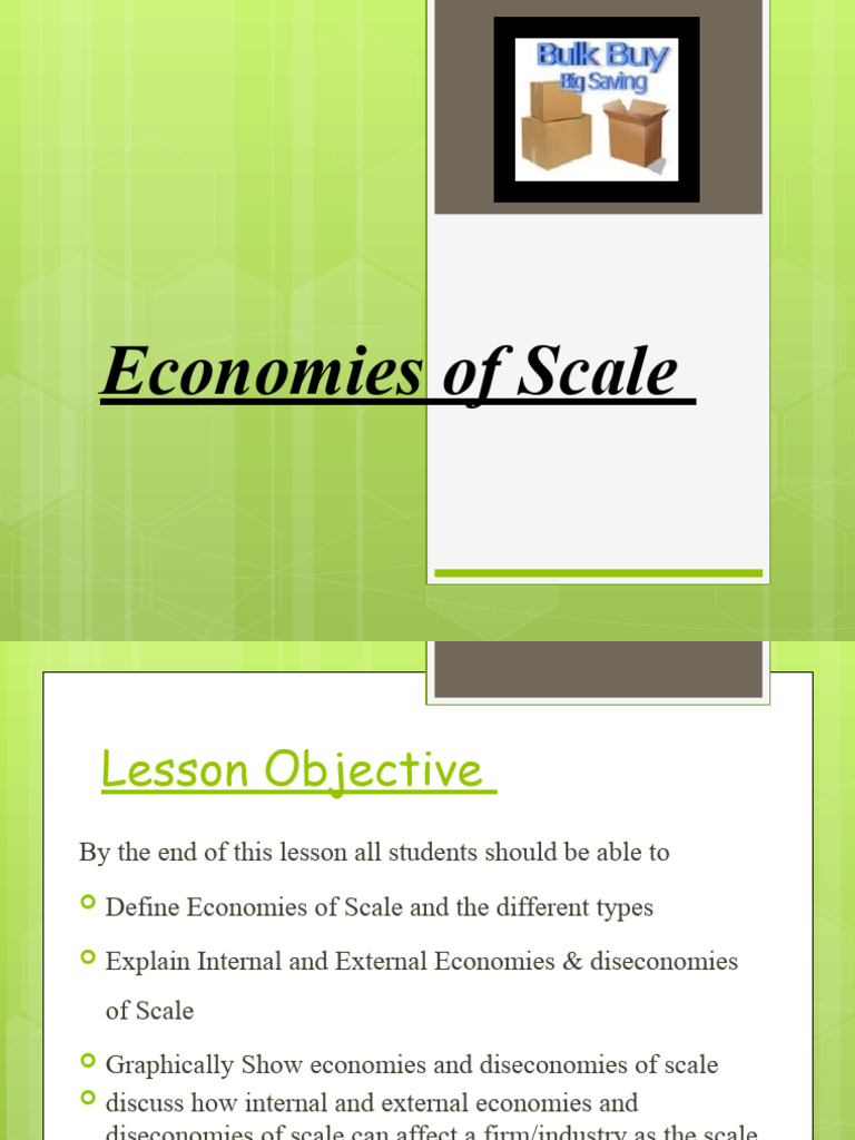 Classroomeconomies of Scale | PDF | Economies Of Scale | Average Cost