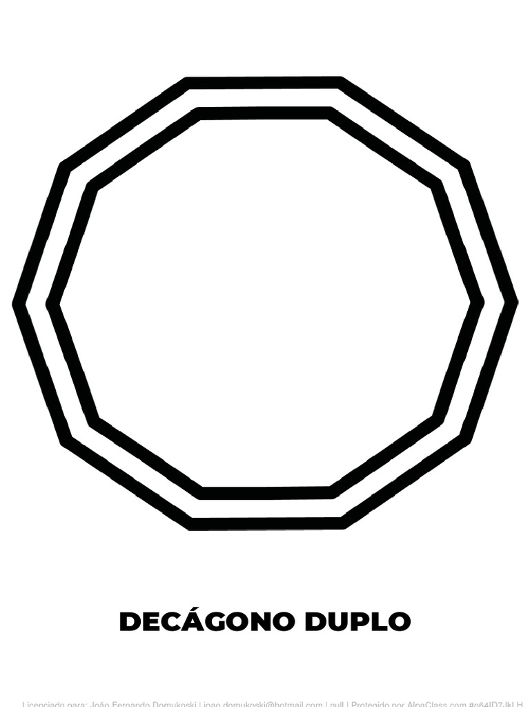 DECAGONO, Imprimir 50 Cópias | PDF